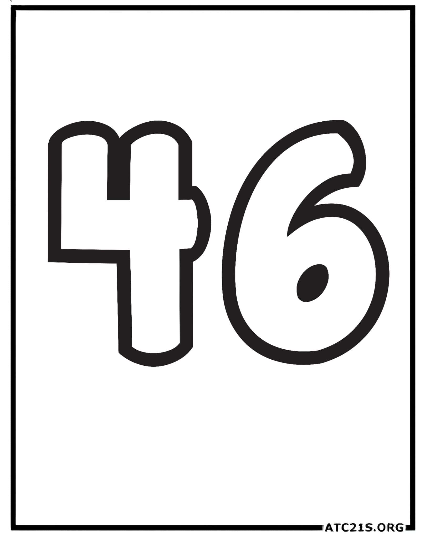 Free Number 100 Coloring Page Download Printable | ATC21S Free Number 100 Coloring Page Download Printable | ATC21S
